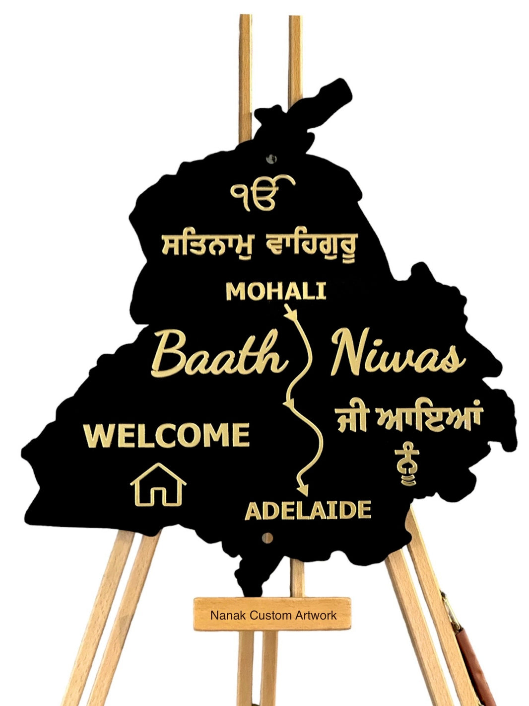 Punjab Map Welcome Signs – Nanak Custom Artwork